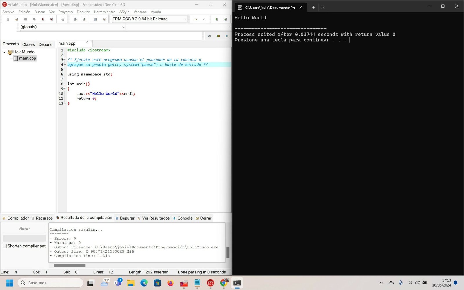 Embarcadero Dev-C++: IDE C/C++ Rápido y Gratuito
