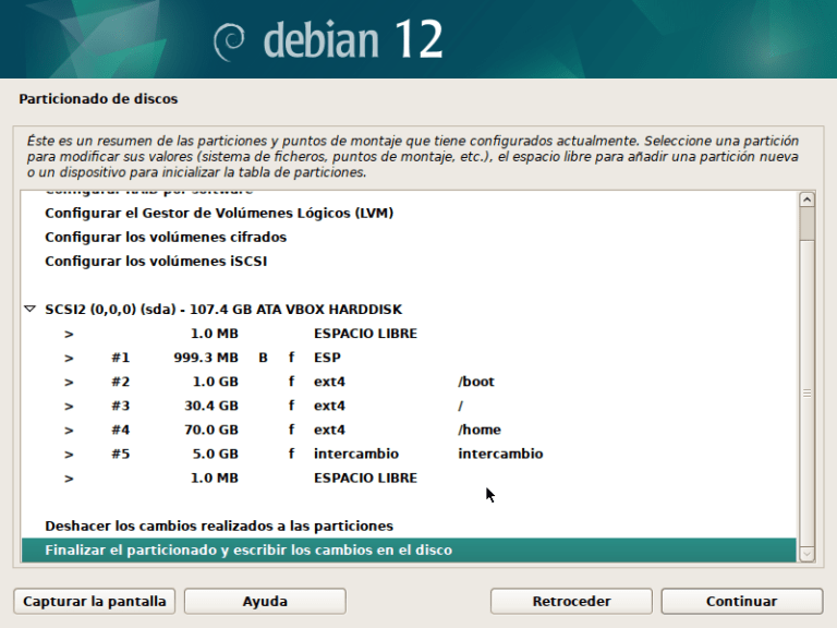Guía para Instalar Debian 12 con XFCE Paso a Paso
