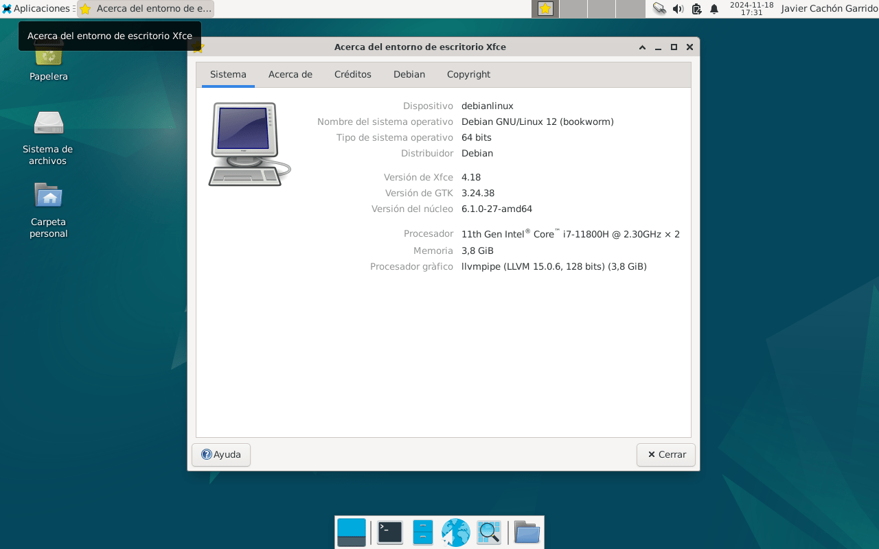 Guía para Instalar Debian 12 con XFCE Paso a Paso