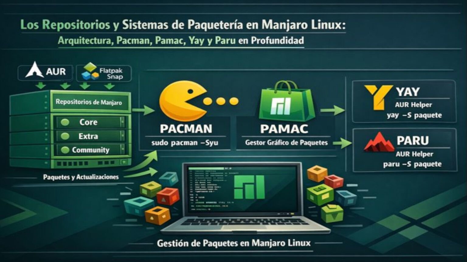 Los repositorios y sistemas de paquetería en Manjaro Linux ...